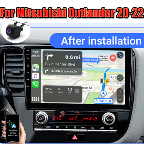 For Mitsubishi Outlander 2020-2022 Android 12 Carplay Car Stereo Radio ...