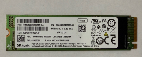 SK Hynix 512GB SSD M.2 2280 NVMe PCIe Gen3 x4 HFM512GD3JX016N | eBay
