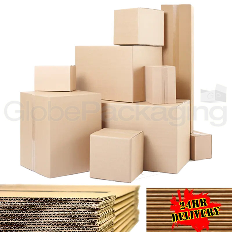 SINGLE & DOUBLE WALL CARDBOARD POSTAL REMOVAL MOVING BOXES - ALL SIZES ...