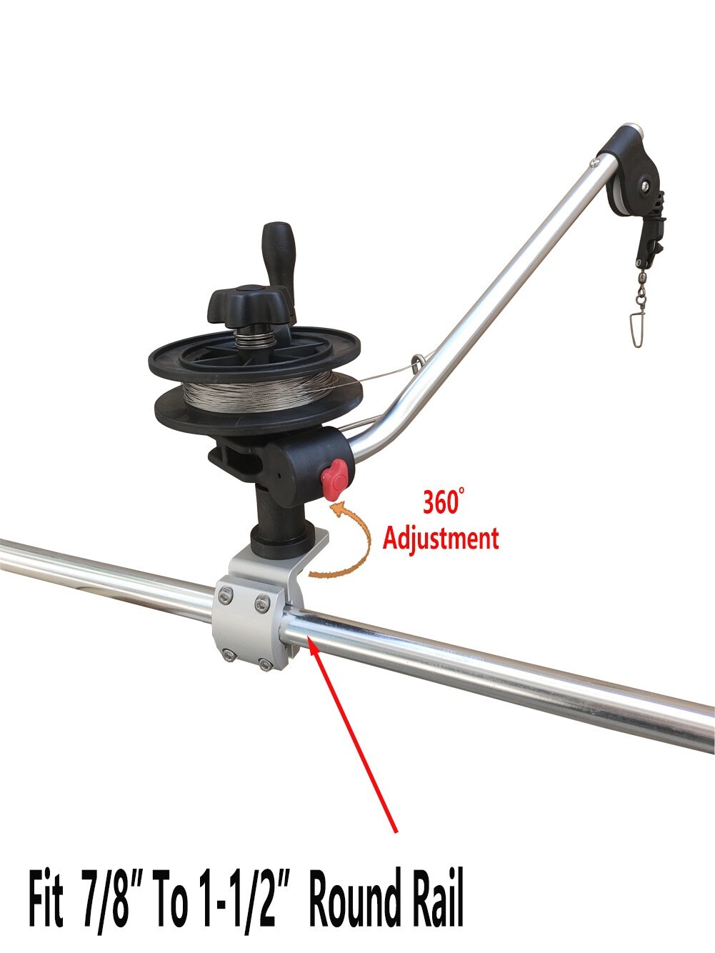 Brocraft Minin Downrigger for Rail Mount / Pontoon Boat Manual ...