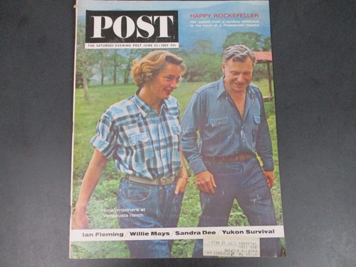 VTG The Saturday Evening Post June 22 1963 - Ian Fleming / Willie Mays ...