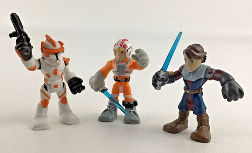 Playskool Galactic Heroes Star Wars Mini PVC Figures Topper Lot Luke ...