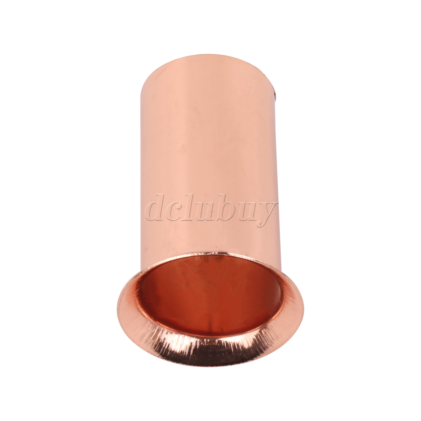 4 x Metal Chandelier Socket Sleeve 3.15" Tall x 1.18" Dia Rose Golden ...