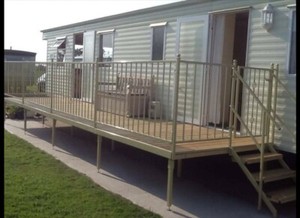 CARAVAN VERANDA. Static. Verandah . Decking | eBay