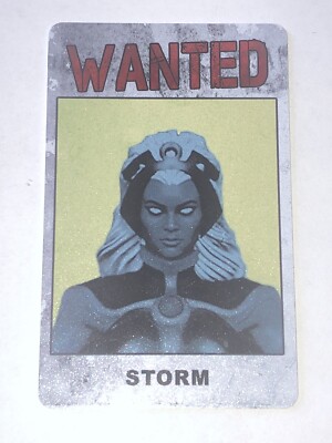 Marvel Heroclix Wanted ID Card DOFP-005 Storm | eBay