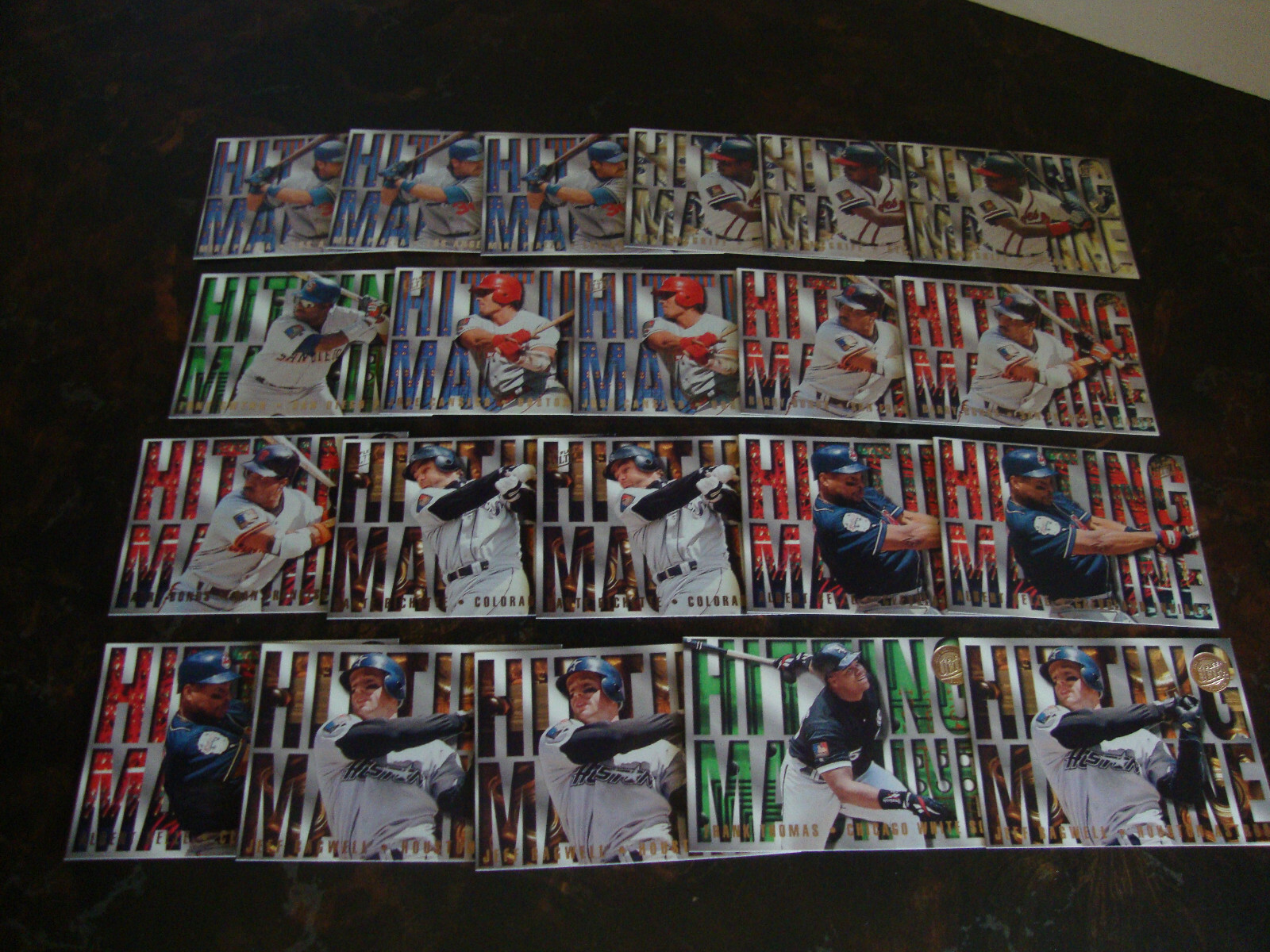 1995 Fleer Ultra Baseball---Hitting Machines---Lot Of 21 (2 Gold)---See ...
