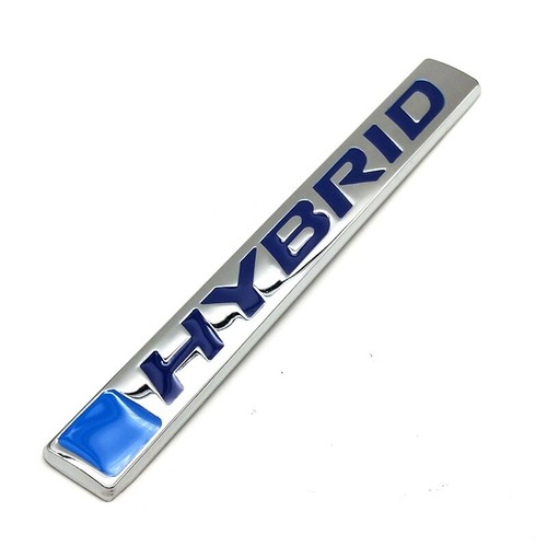2PCS 3D Metal Hybrid Logo Car Side Fender Rear Trunk Emblem Badge ...