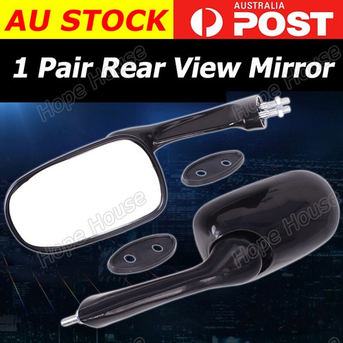 Pair Rear View Mirrors for Honda CBR250 MC19 MC22 CBR400 NC29 NC23 1986 ...