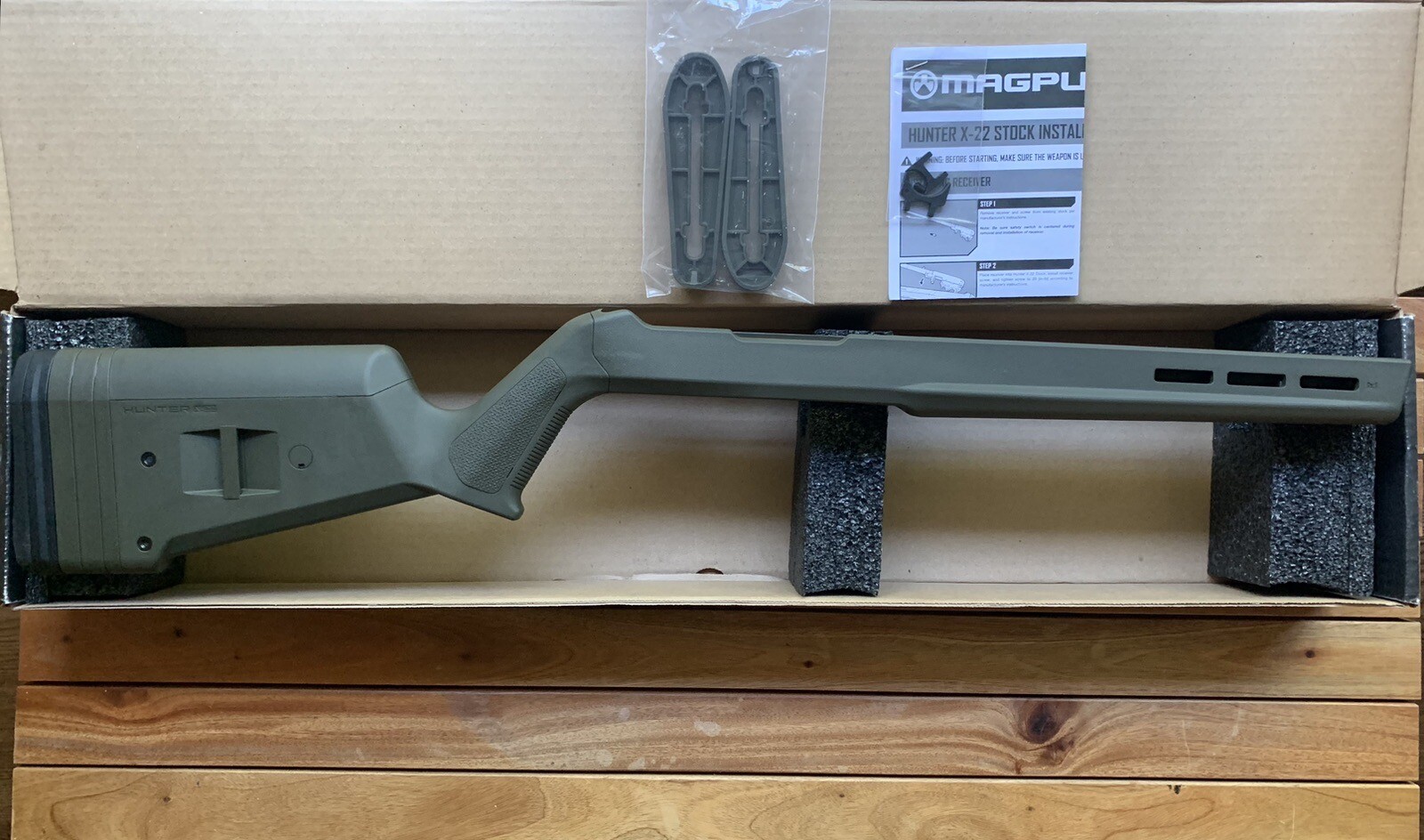 MagPul MAG548-ODG Hunter X-22 Stock For Ruger 10/22 ODG OD Green | eBay