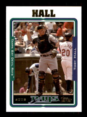 2005 Baseball Topps Toby Hall Tampa Bay Devil Rays #264 | eBay