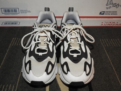 NIKE AIR MAX 200 Men's Athletic Sneakers White Black Color Size