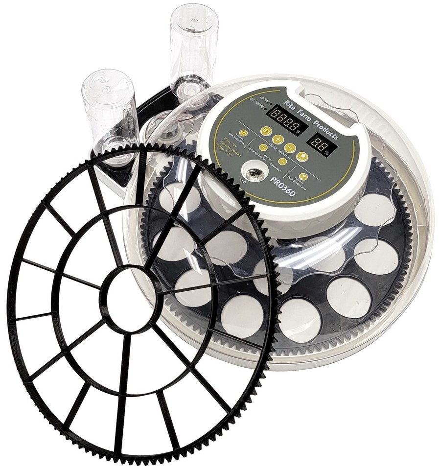 PRO 360 RITE FARM PRODUCTS 21 EGG CHICKEN INCUBATOR & HATCHER & 2 ...