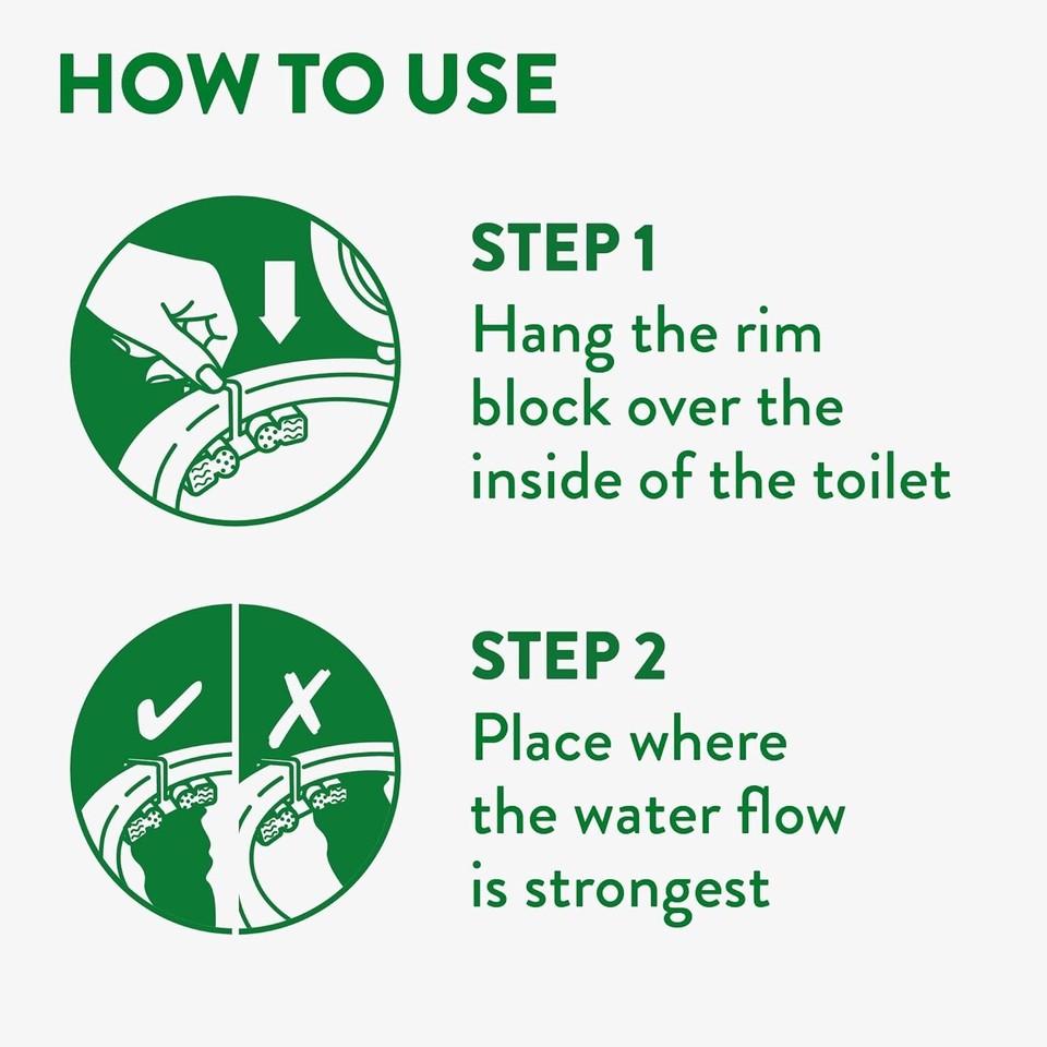 Zoflora Rim Block Toilet Freshener Prevent Limescale Eliminate Odour ...