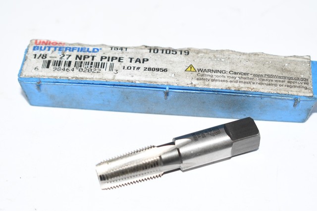 Union Butterfield 1010519 1/8-27 H3 4f NPT Pipe Tap 1541 for sale ...