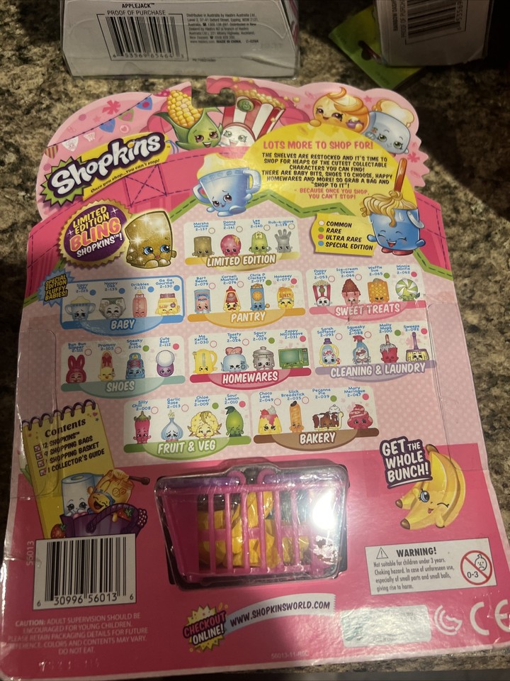 Shopkins Season 2 Fluffy Baby Special Edition 12 pack Blue Baby Swipes ...