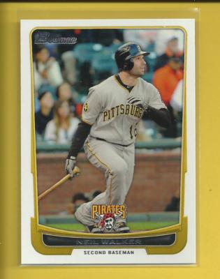 Neil Walker 2012 Bowman Card # 24 Pirates New York Yankees Baseball MLB ...