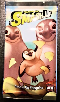 SMASH UP - PENGUINS FACTION PROMO PACK w/ORGANIZER DIVIDER AEG NEW/SHIP ...
