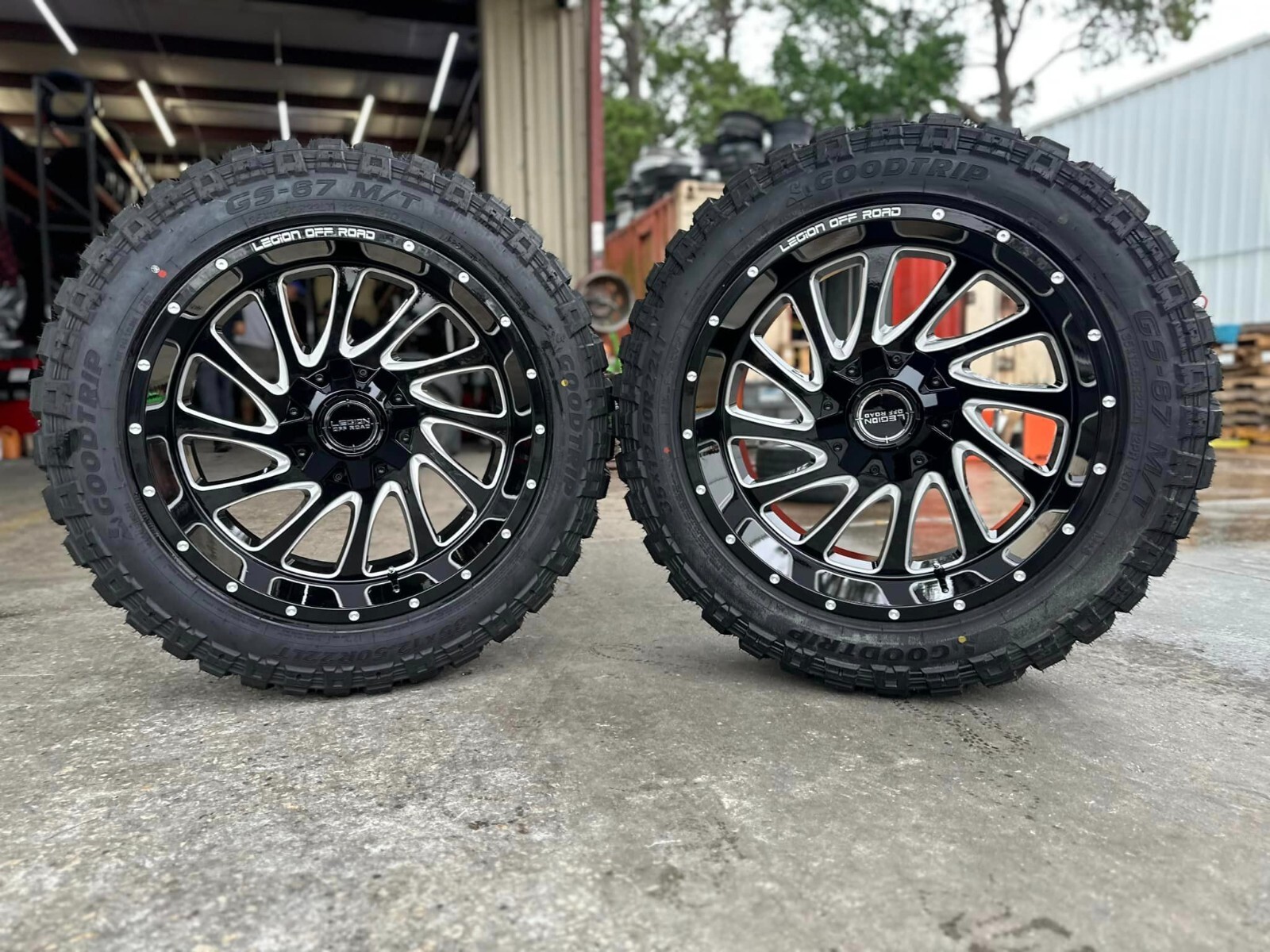 4 New 22x12 LEGION OFF ROAD L1 RIMS TIRE WHEELS 6 LUG 6X135 &6X139.7 ...
