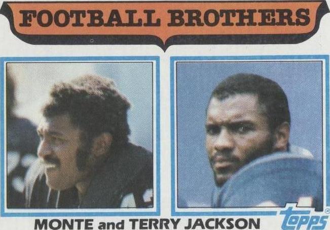 1982 Topps - Football Brothers Terry Jackson, Monte Jackson #268 for ...
