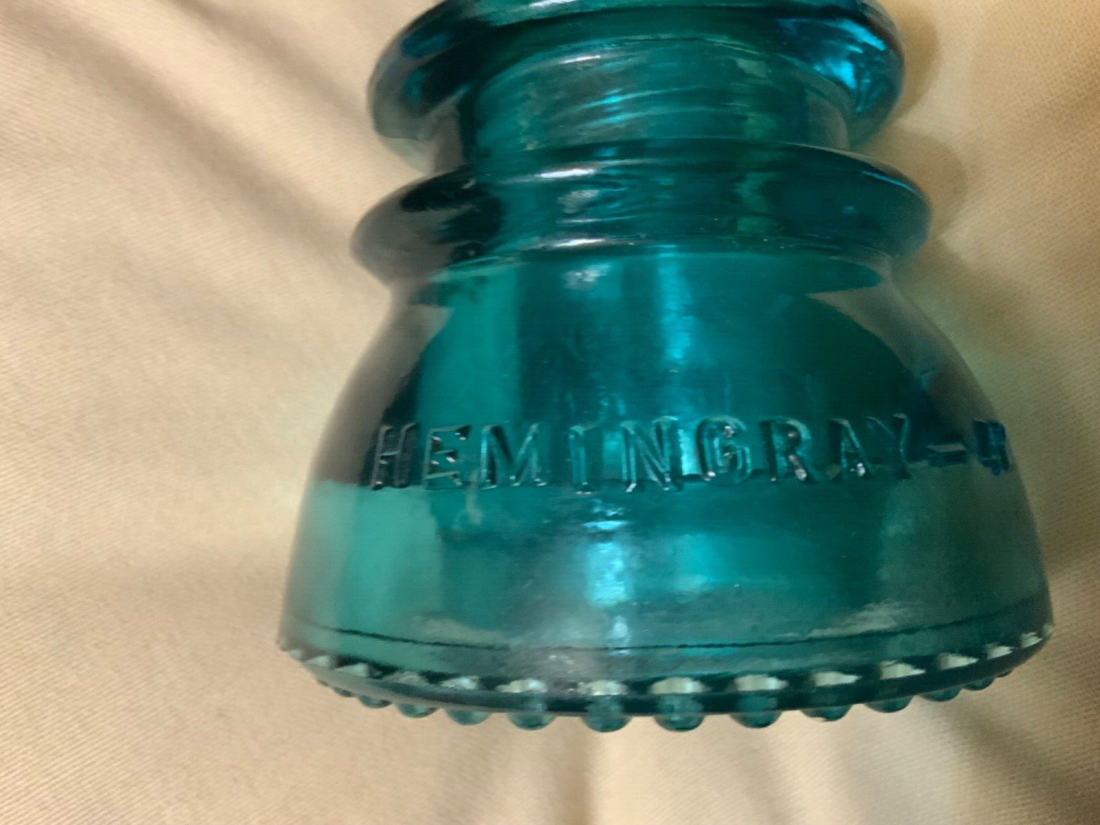 Rare VINTAGE GLASS INSULATOR 42 Hemingray NICE | eBay