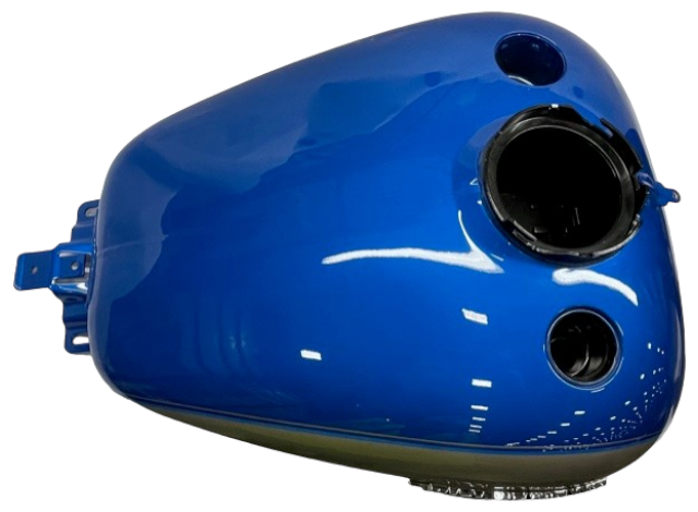Harley ROADKING, FT, SILVER/BLUE FUEL TANK-201 New/imperfect Sold As Is ...