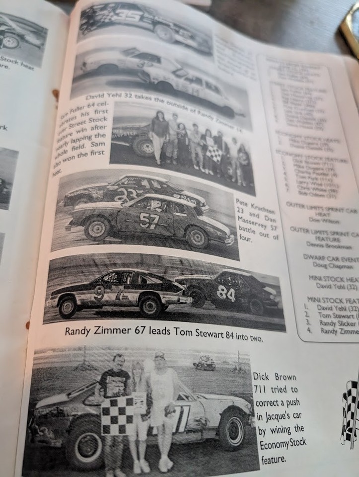 1993 PERRY SPEEDWAY WESTERN NY AREA SOUVENIR PROGRAM. | eBay