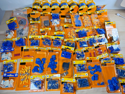 JOB LOT HALFORDS CAR PARTS ACCESSORIES ELECTRICAL WIRE CRIMPS ...