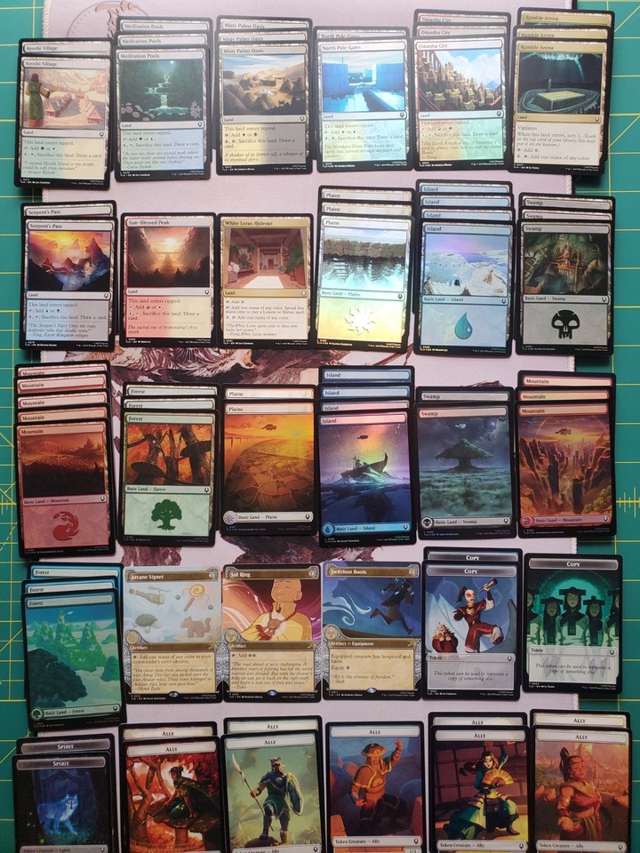 Avatar The Last Airbender Magic The Gathering Card Lot 571 Cards! | eBay