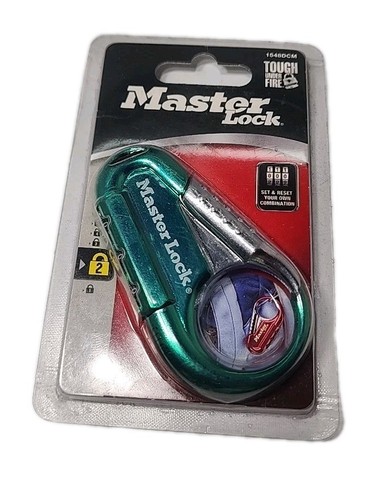 NEW MASTER LOCK COMBINATION BACKPACK LOCK, 1548DCM RED | eBay