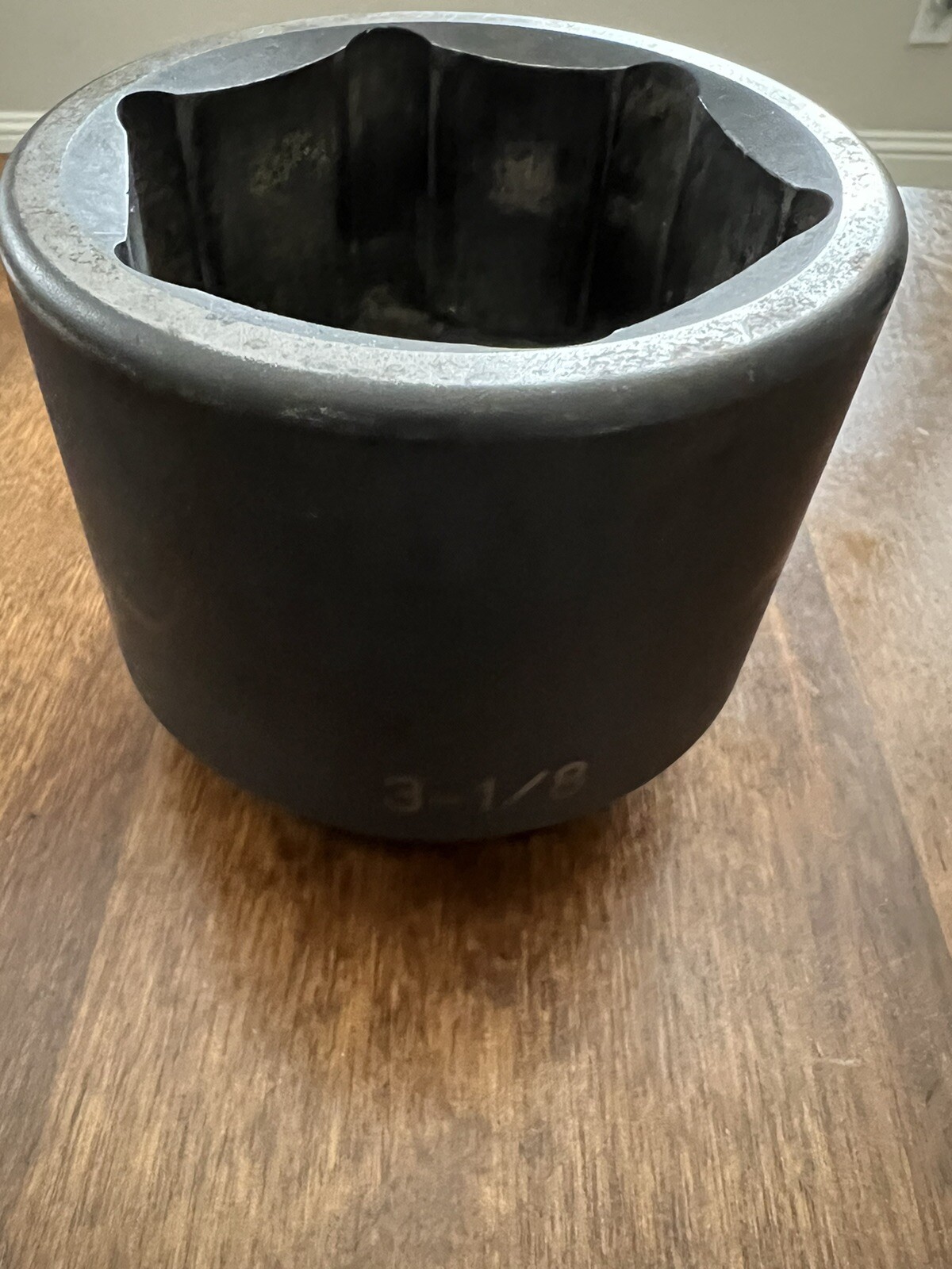 3-1/8" Standard Impact Socket, 1" Drive, 6 Point Black Oxide | SAE | 1 ...