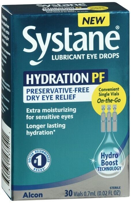 Systane Hydration PF Lubricant Eye Drops Vials 30ct 300651437041 | eBay