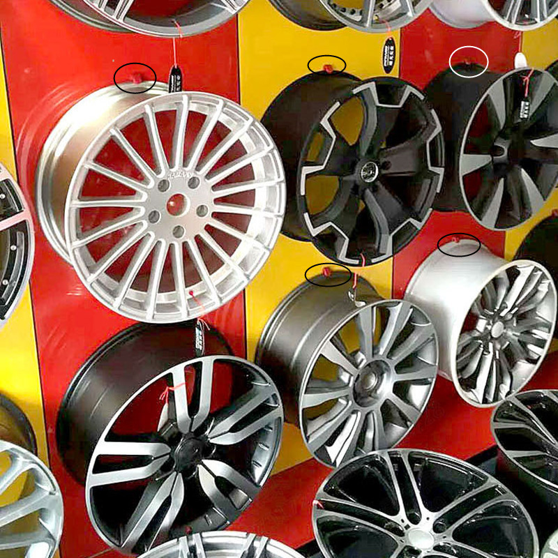 Car 75Ib Tire Wheel 13-22'' Hub Hook Wheel Shop Display Stand Metal ...