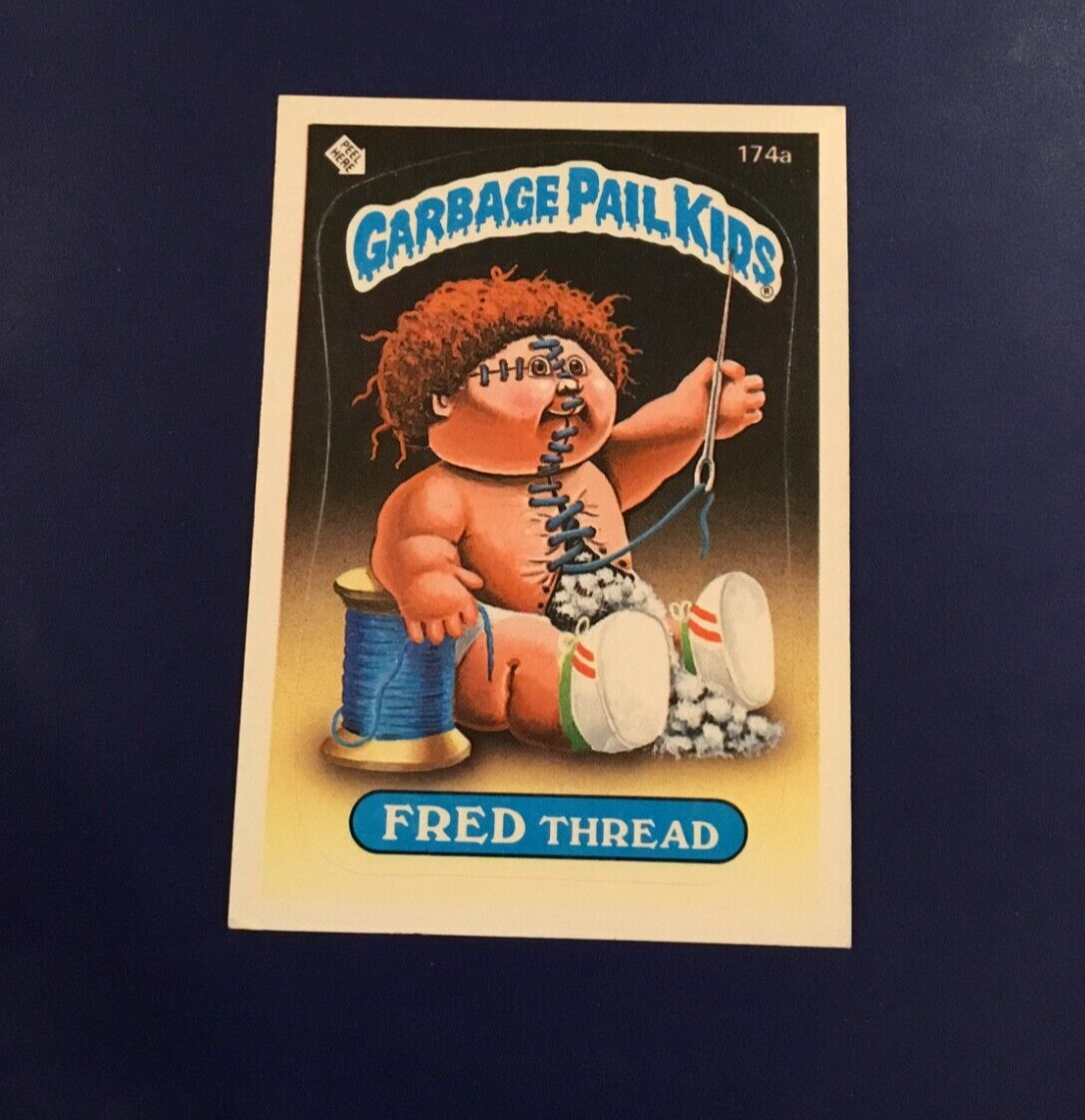1986 Topps Garbage Pail Kids # 174a FRED THREAD GPK Series 5 GPK NM | eBay