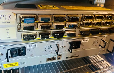 CISCO Catalyst WS-C4900M w/2 WS-X4908-10G w/ Dual AC Power | eBay