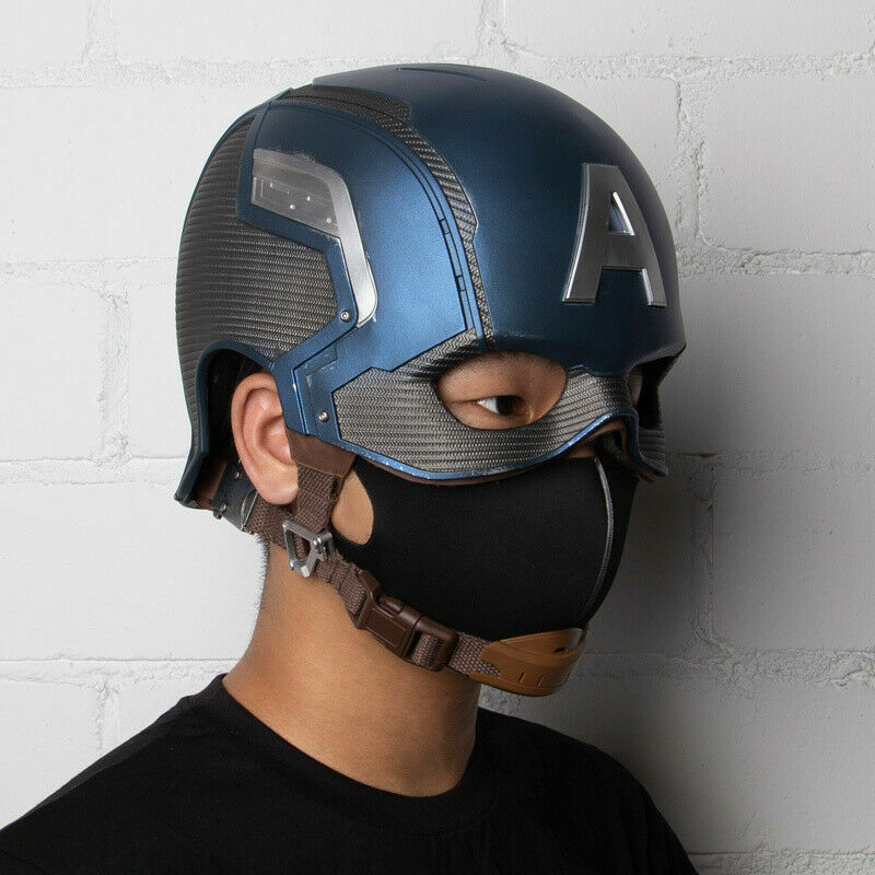1/1 Captain America Wearable Helmet ABS Mask Boxed Collection Cosplay ...
