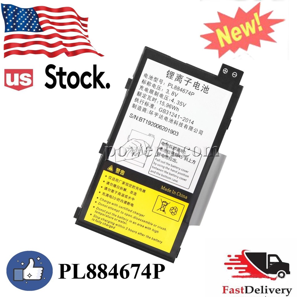PL884674P New Replacement Battery for MAJET T80 T80S 3.8V 15.96Wh ...