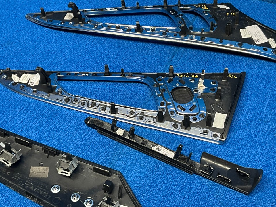 2016 AUDI A6 C7 DASH DOOR INTERIOR TRIM PANEL SET WOOD GRAIN OEM | eBay