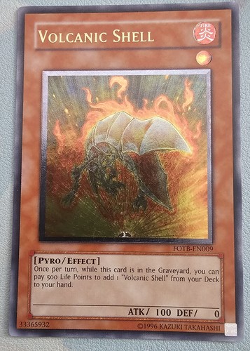 Yugioh - Volcanic Shell - FOTB-EN009 - Ultimate Rare | eBay