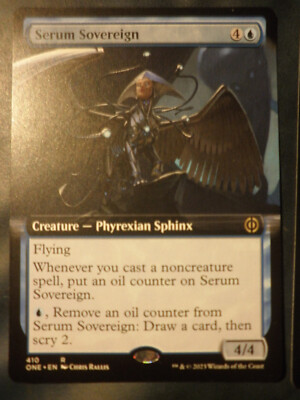 mtg magic Serum Sovereign extended borderless full art ENGLISH | eBay