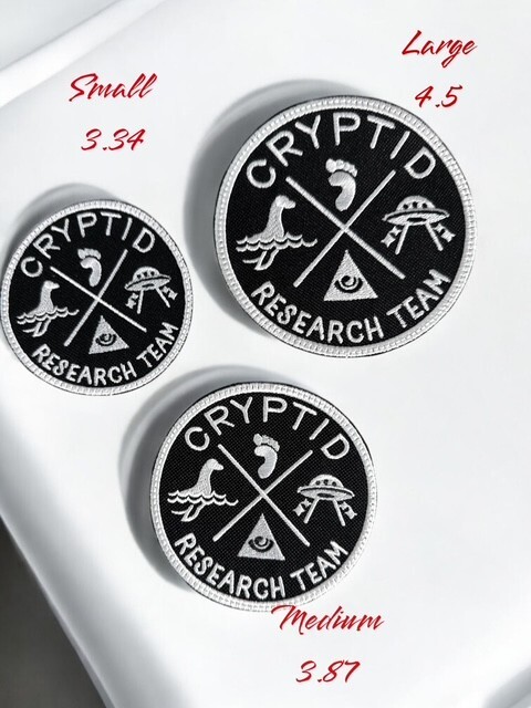Cryptid Research Team Patch/Cryptozoology Patch | eBay