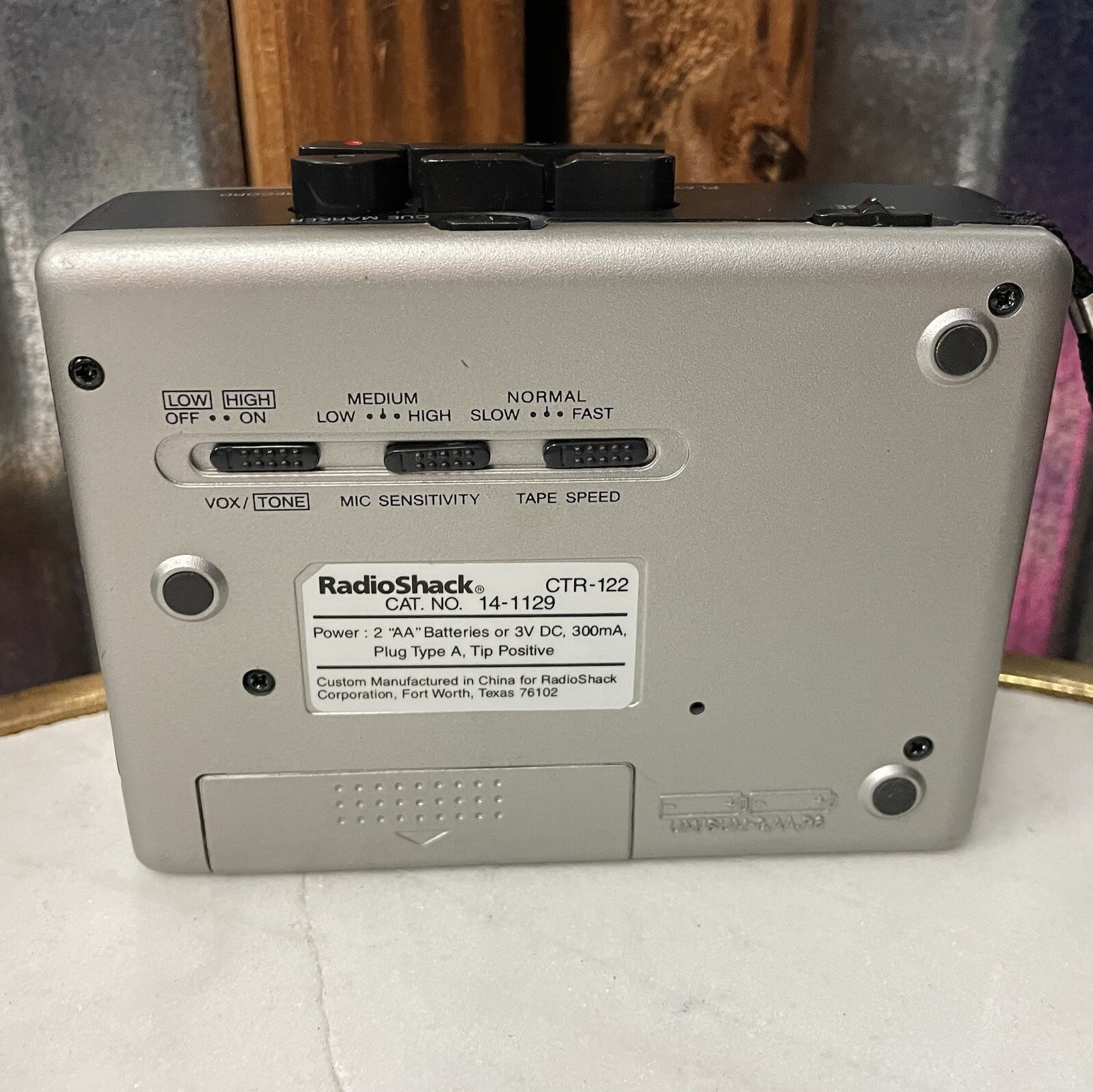 Radio+Shack+CTR-122+Handheld+Cassette+Voice+Recorder for sale online | eBay