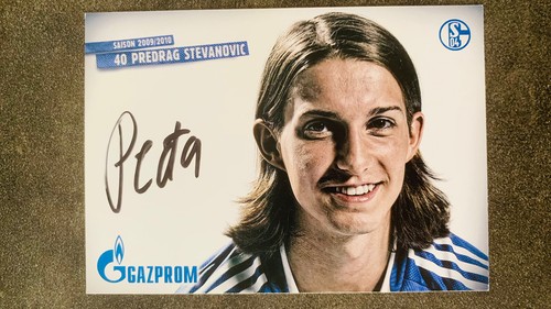 Predrag Stevanovic original signiert Autogrammkarte Schalke 2009/10 ...