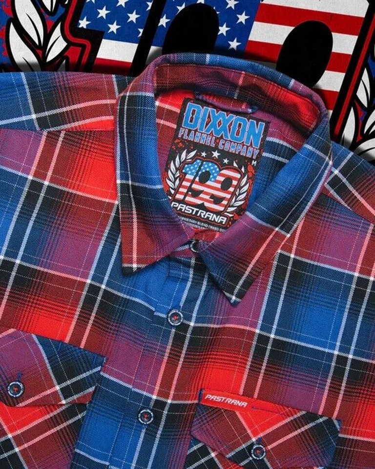 DIXXON Flannel Sz XL Travis Pastrana Channel 199 Hoonigan Brand New! | eBay