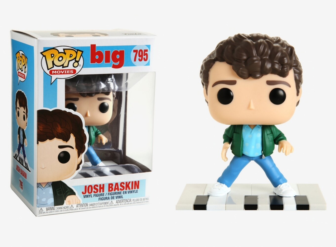 FUNKO POP! BIG MOVIE JOSH BASKIN ACTOR TOM HANKS PIANO 795 VINYL FIGURE ...