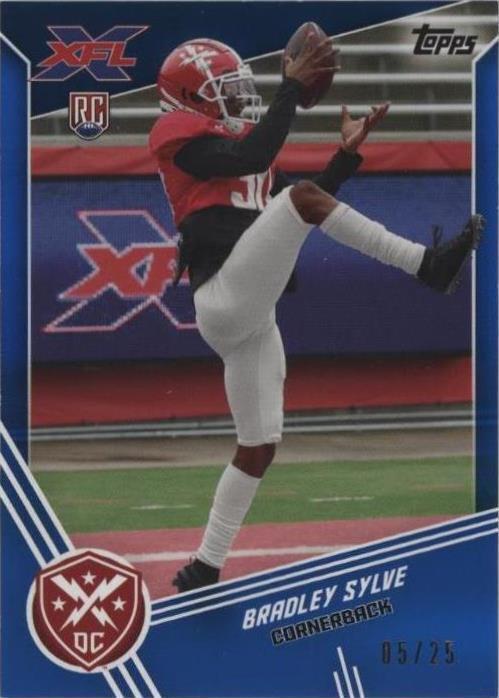 2020 Topps XFL - Bradley Sylve #156 Blue /25 (RC) for sale online | eBay