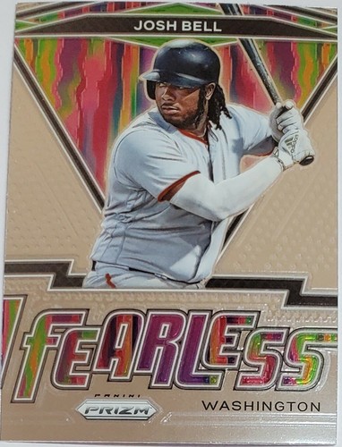 2021 Panini Prizm Baseball Fearless Josh Bell Washington Nationals | eBay