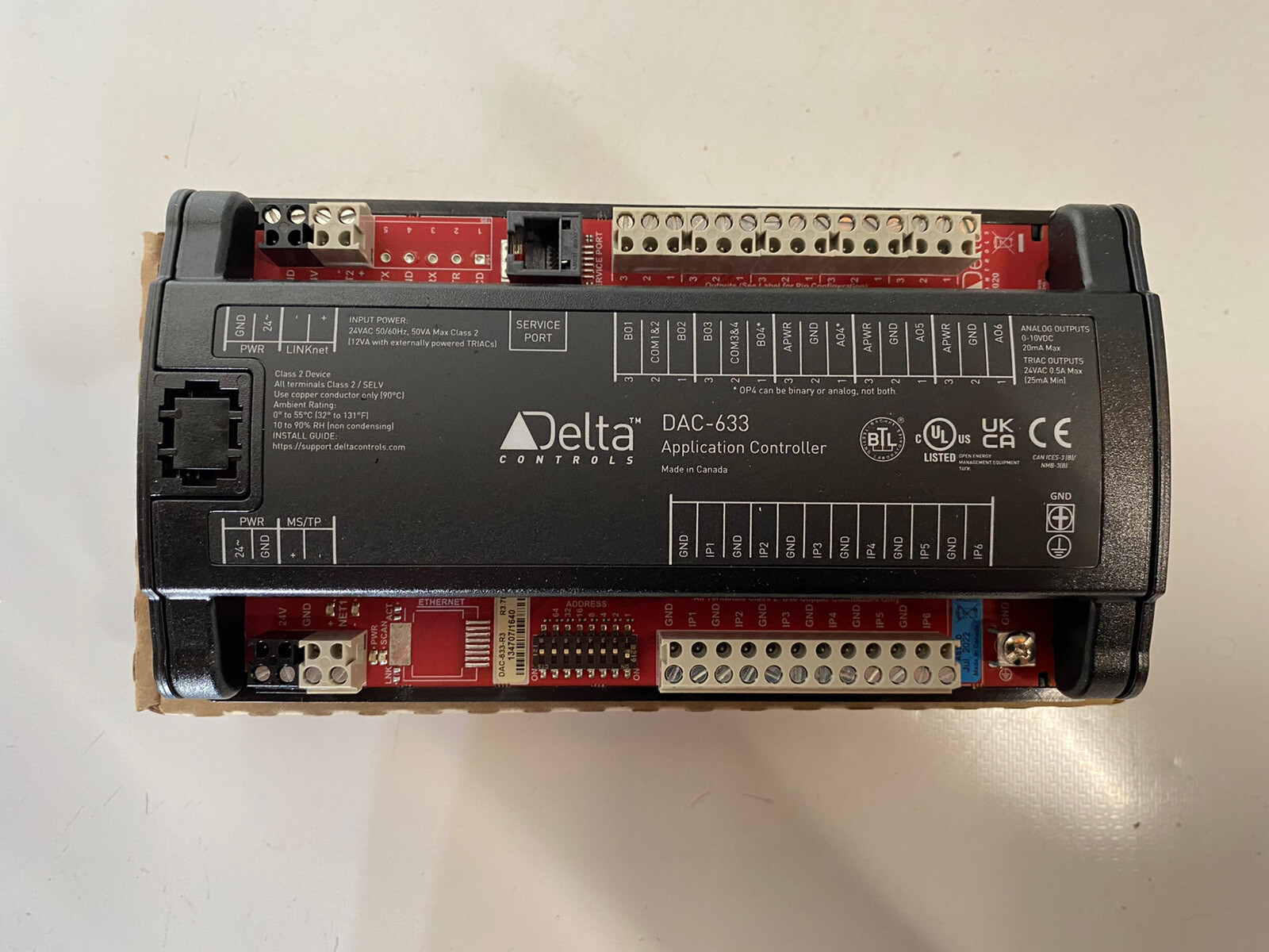 Delta Controls DAC-633 R3 Application Controller Earthright DAC-633-R3 ...