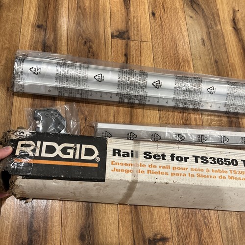 Ridgid TS3650 or TS3660 Table Saw Aluminum GUIDE RAILS TH100056 ...