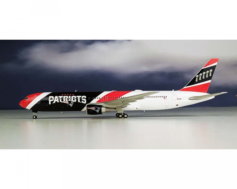 JC Wings New England Patriots Boeing 767-300ER N36NE Diecast 1/400 Jet ...