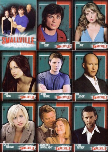 SMALLVILLE SEASON 4 FOUR 2005 INKWORKS COMPLETE BASE CARD SET 90 ...